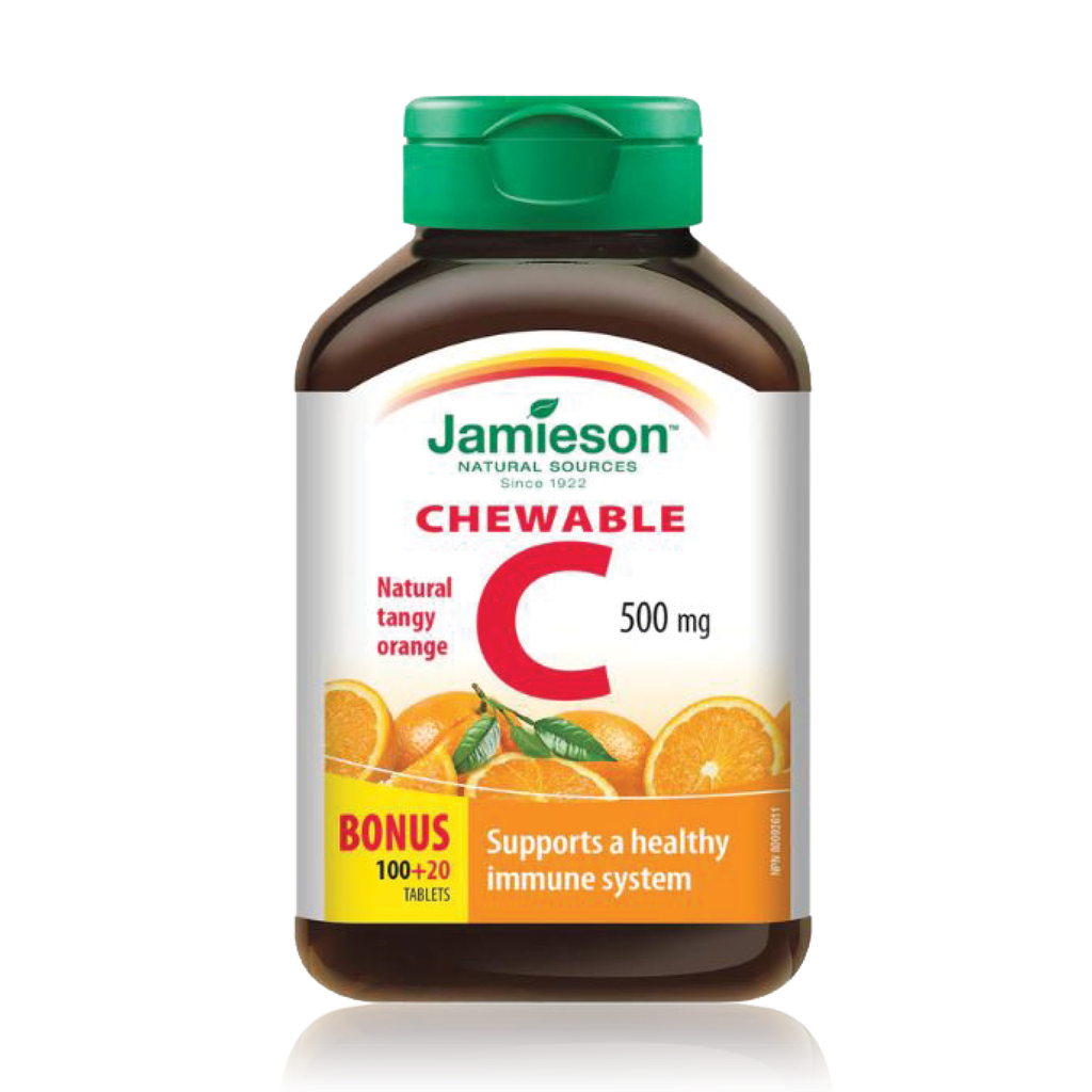 Jamieson Vit C 500mg chew-tangy orange №120 зажилдаг шахмал | Орхон эм ...